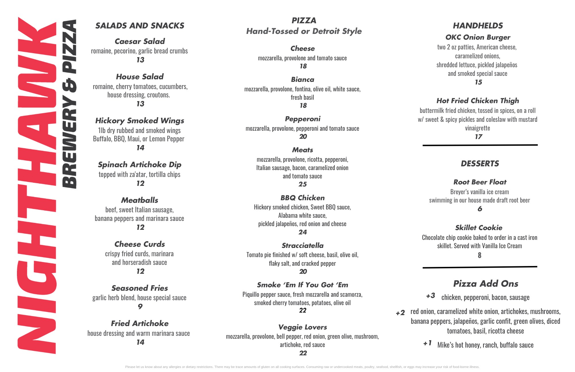 Nighthawk Brewery & Pizza Located in Arlington, VA